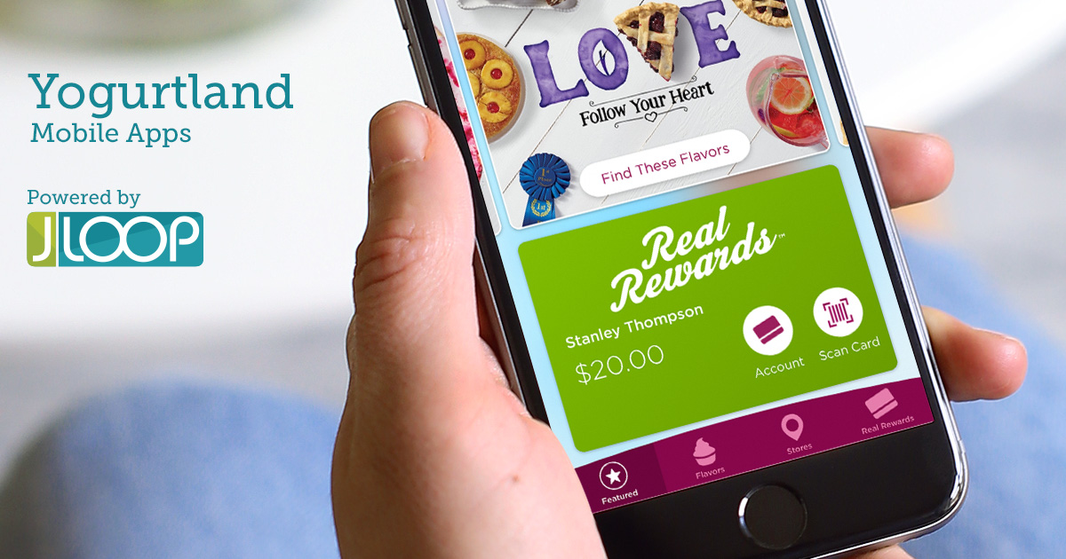 JLOOP Work: Yogurtland Mobile App